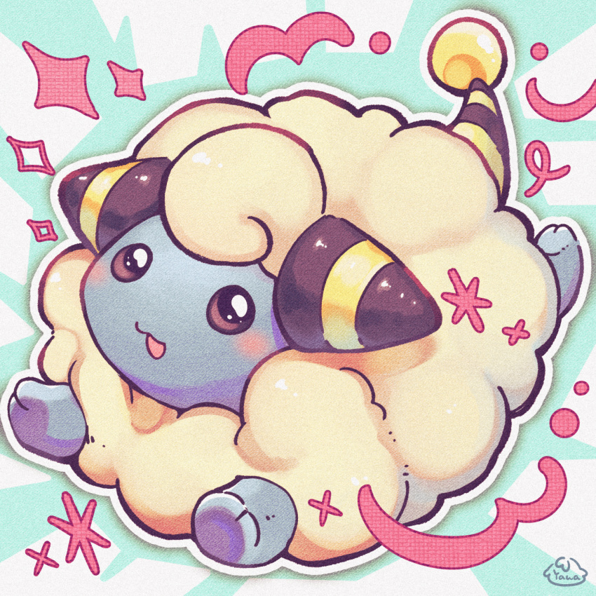 Safebooru - artist logo black horns blue fur blush highres horns ...