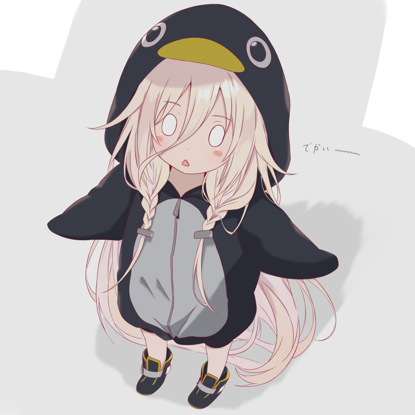 Safebooru - absurdres animal costume blank eyes chibi diamond mouth ...