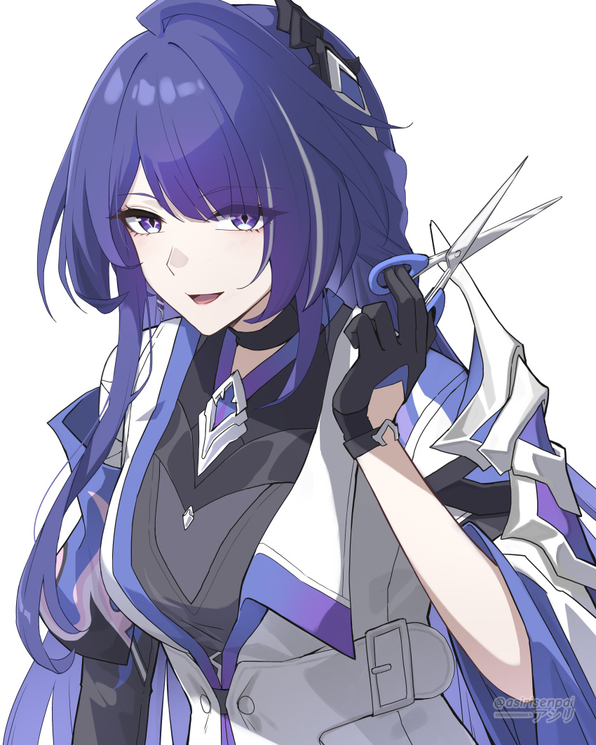 Safebooru - 1girl :d absurdres acheron (honkai: star rail) adapted ...