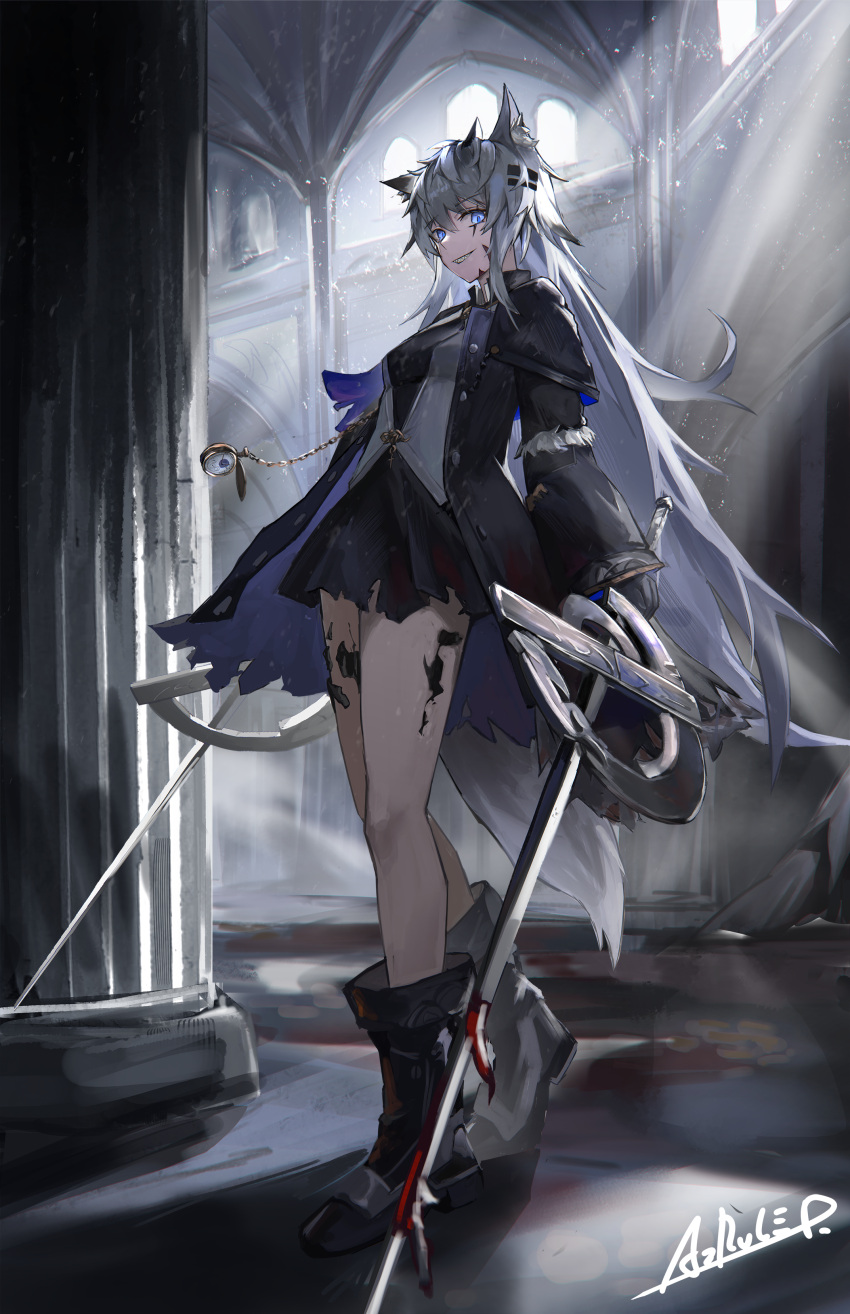 Safebooru - 1girl absurdres animal ear fluff animal ears arch arknights ...