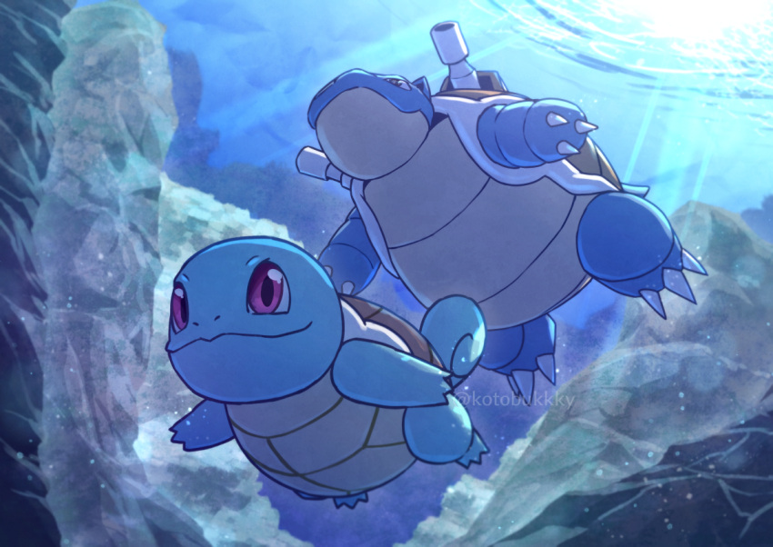 Safebooru - blastoise blue skin claws closed mouth colored skin ...