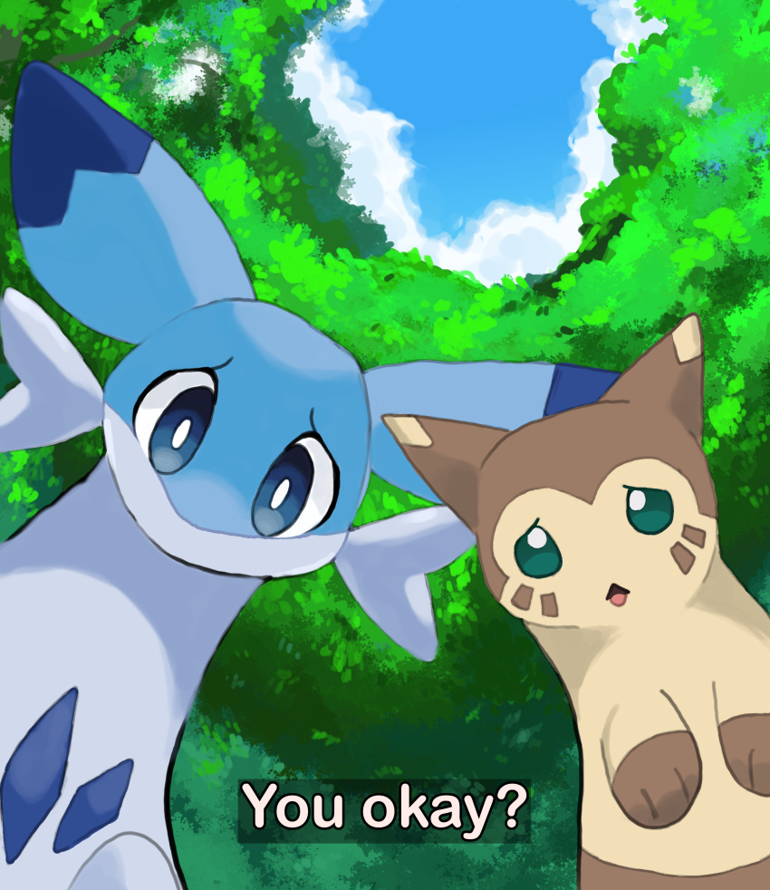 Safebooru - absurdres blue fur blue sky bright pupils brown fur ...