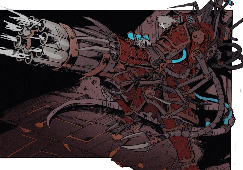 Safebooru - 1boy arm armor armor crossover cyborg english commentary ...