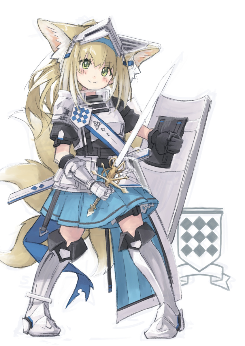Safebooru - >:) 1girl absurdres animal ear fluff animal ears arknights armor armored boots black ...
