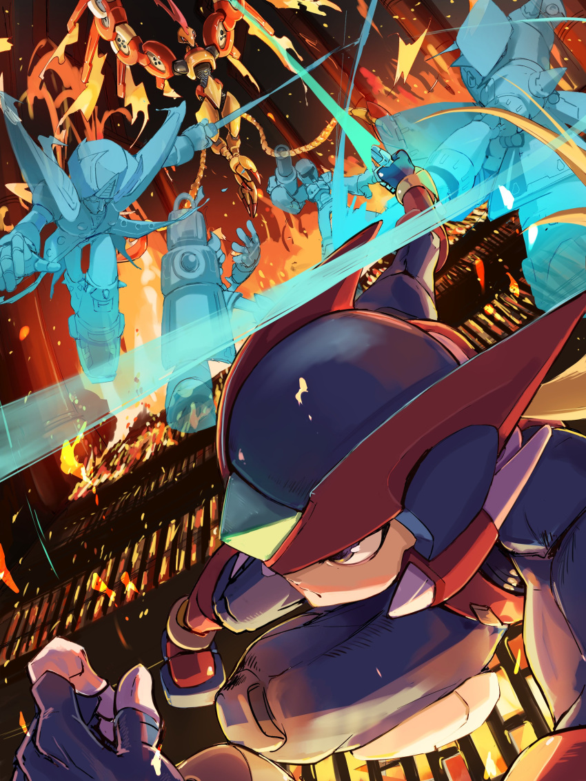 Safebooru - absurdres agile (mega man) android battle bird bit (mega ...