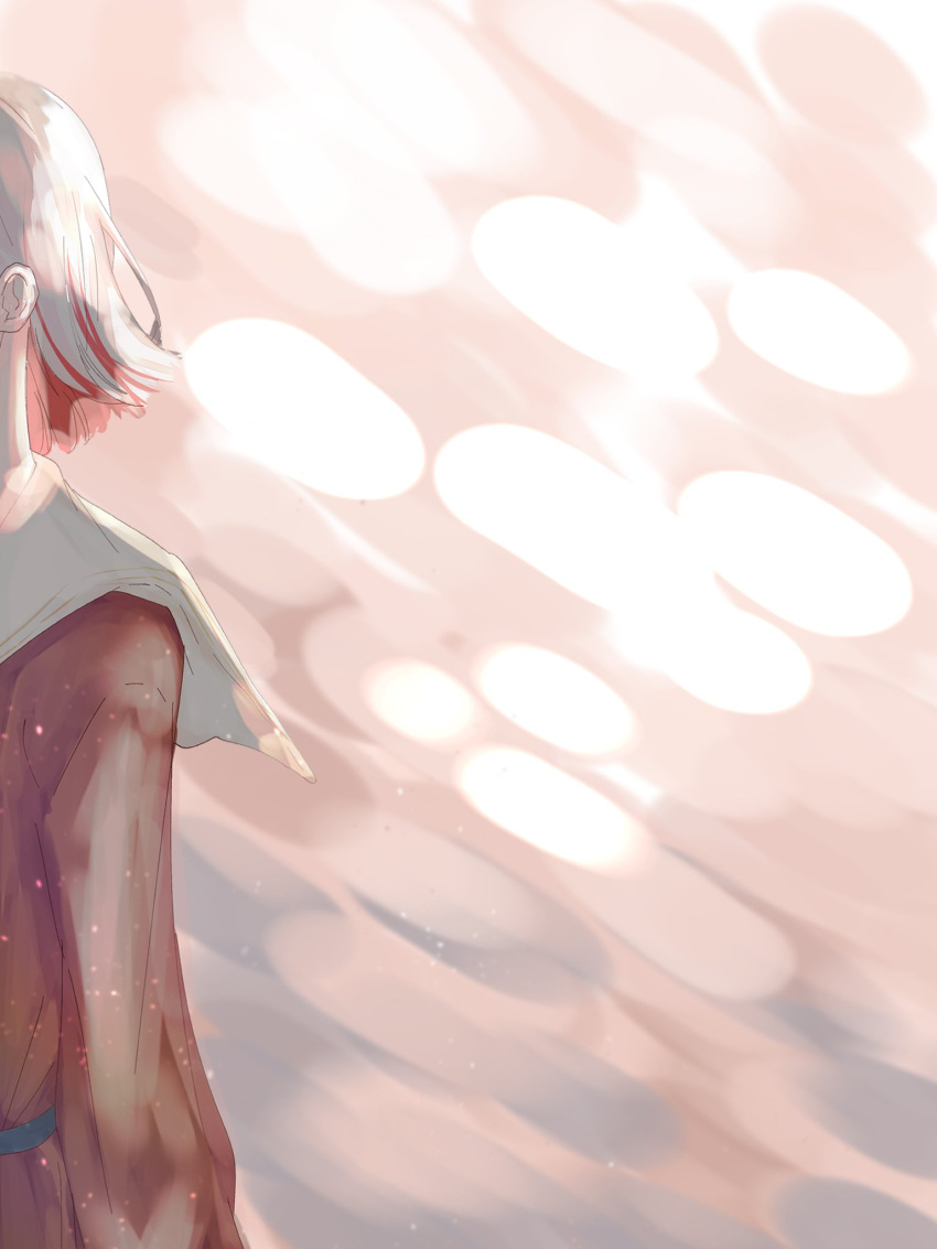 Safebooru - 1girl bob cut brown background brown dress colored inner ...