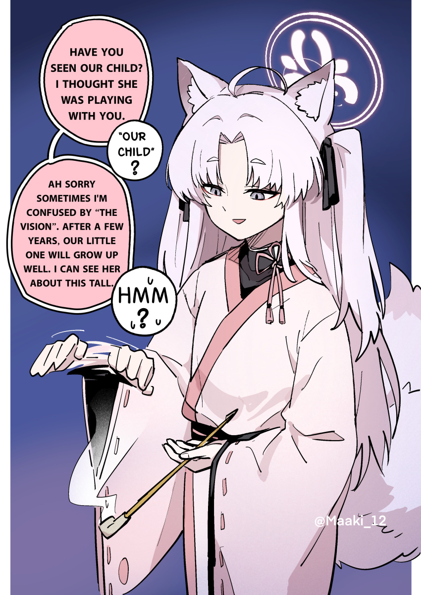 Safebooru - 1girl absurdres afterimage ahoge animal ears blue archive blue background english ...