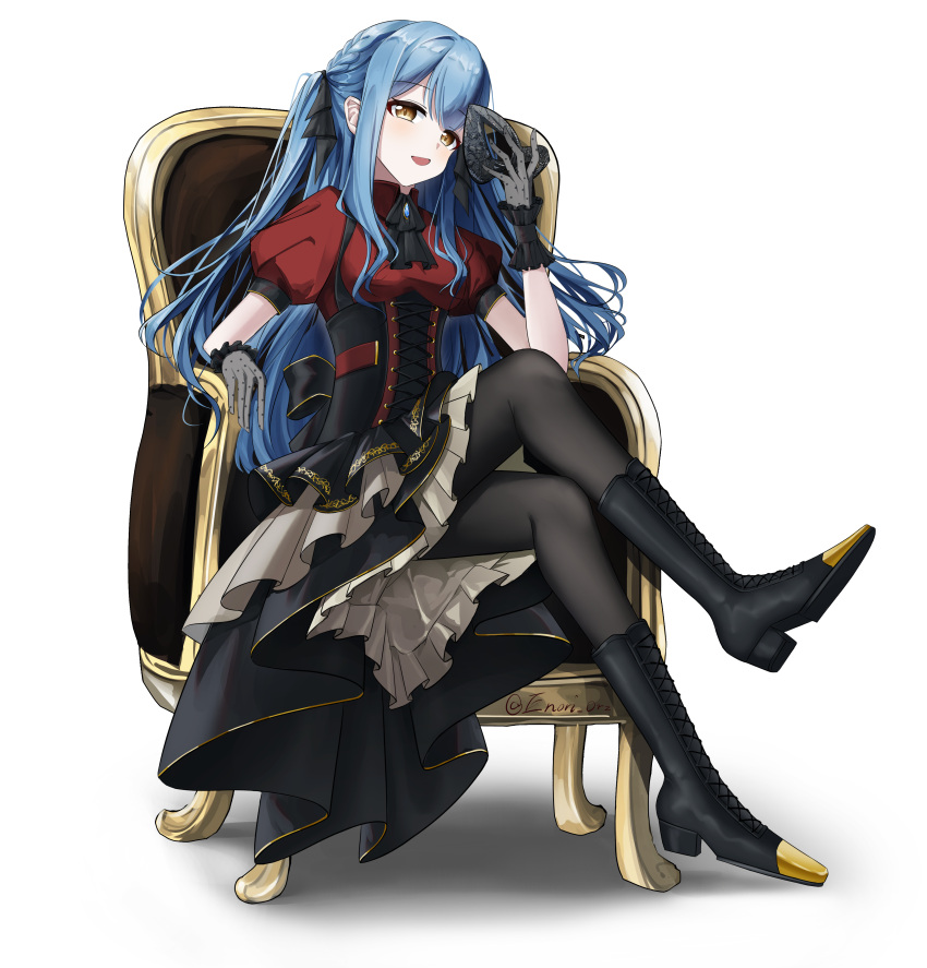 Safebooru - 1girl :d absurdres ascot bang dream! bang dream! it's mygo!!!!! black ascot black ...