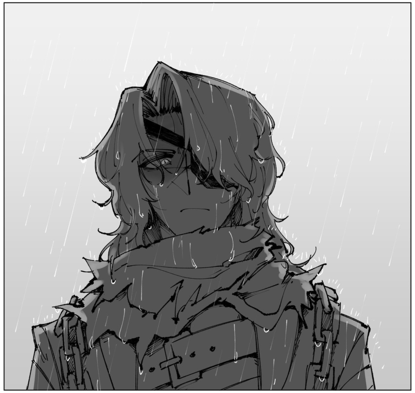 Safebooru - 1boy chain chinese commentary closed mouth commentary ...