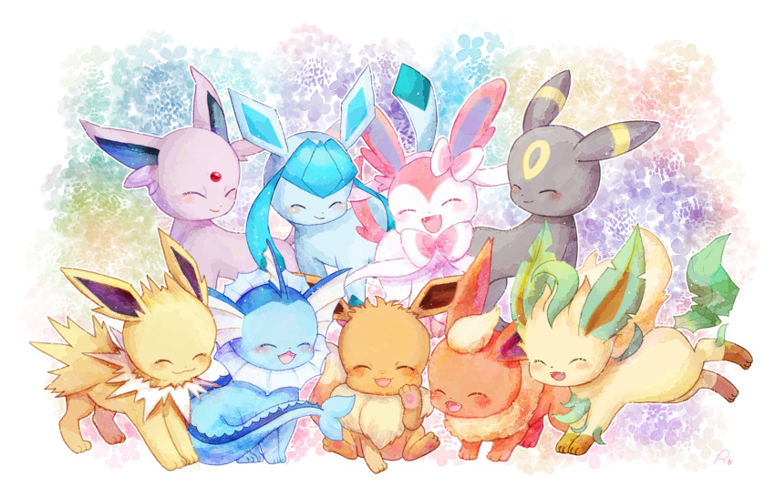 Safebooru - absurdres black fur blue fur blush bow brown fur closed ...