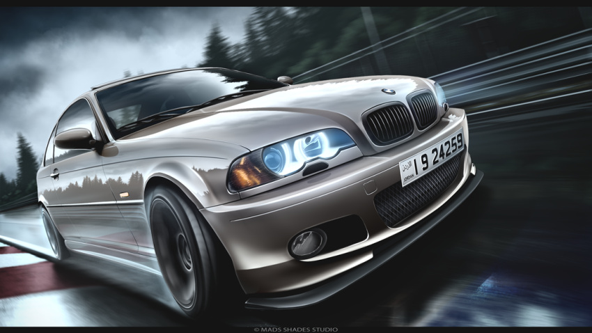 Safebooru - arabic text artist name bmw bmw 3 series bmw e46 bmw m3 car ...