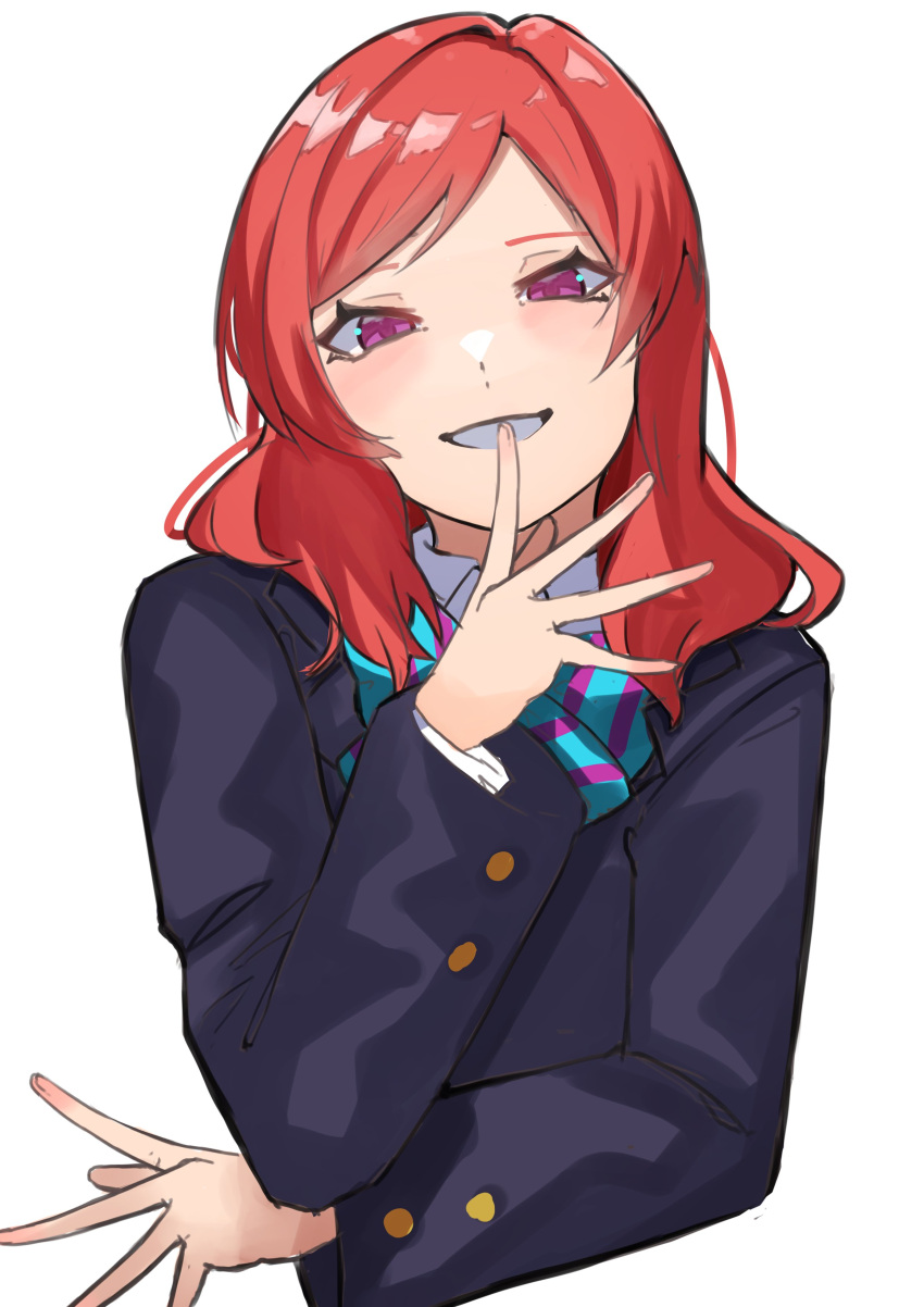 Safebooru - 1girl absurdres black jacket blazer blue bow blue bowtie bow bowtie collared shirt ...