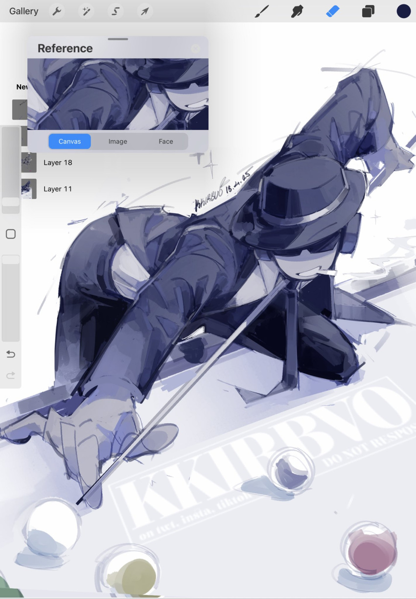 Safebooru - 1boy ball billiard ball billiards black jacket black necktie black pants chance ...