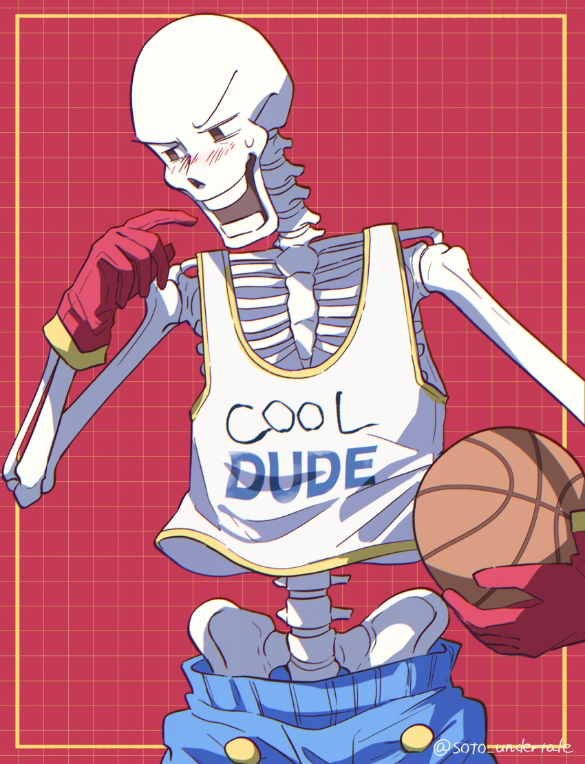 Safebooru - 1boy 2024 2d artist name ball basketball (object) blue ...