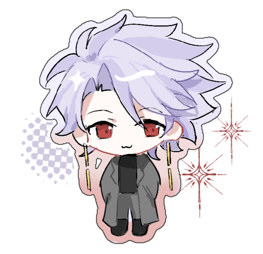 Safebooru - 1boy :3 bad id bad lofter id black boots black shirt boots ...