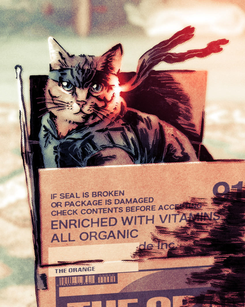 Safebooru - animal focus box cardboard box cat cosplay headband highres ...