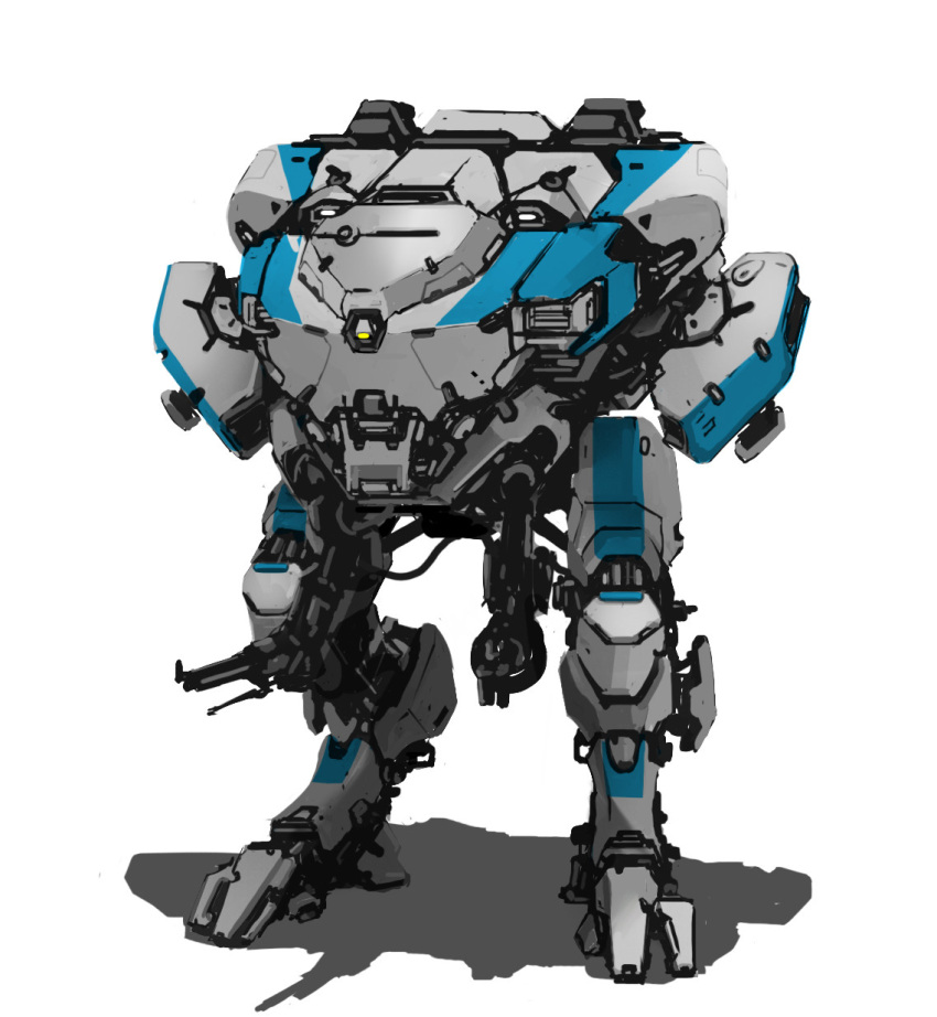 Safebooru - aaron de leon cable highres mecha mecha focus no humans original reverse-jointed ...