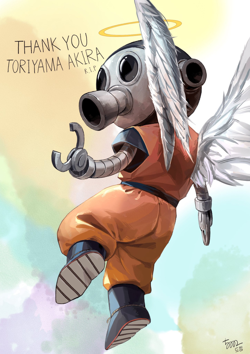 Safebooru - 1boy 5002 bus angel wings blue footwear blue sash blue ...