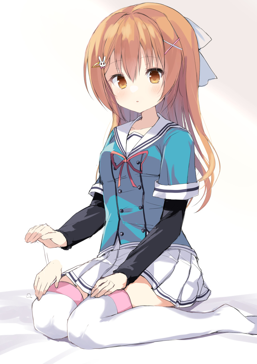 Safebooru - 1girl absurdres blush breasts brown hair character request ...