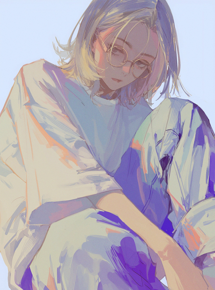 Safebooru 1boy 96yottea Absurdres Closed Mouth Cowboy Shot 6855