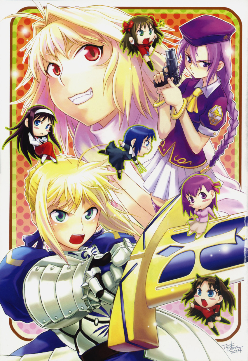 Safebooru - arcueid brunestud arima miyako chibi ciel excalibur fate ...