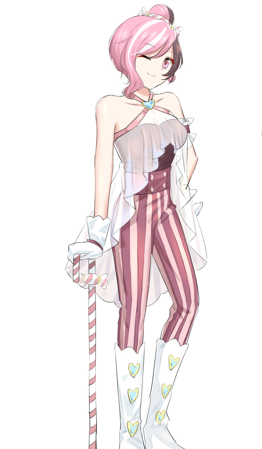 Safebooru - 1girl ;) absurdres alternate costume alternate hair length alternate hairstyle arm ...