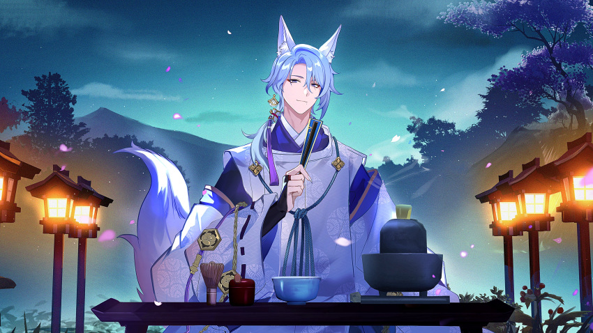 Safebooru - 1boy absurdres alternate costume alternate species animal ear fluff animal ears ...