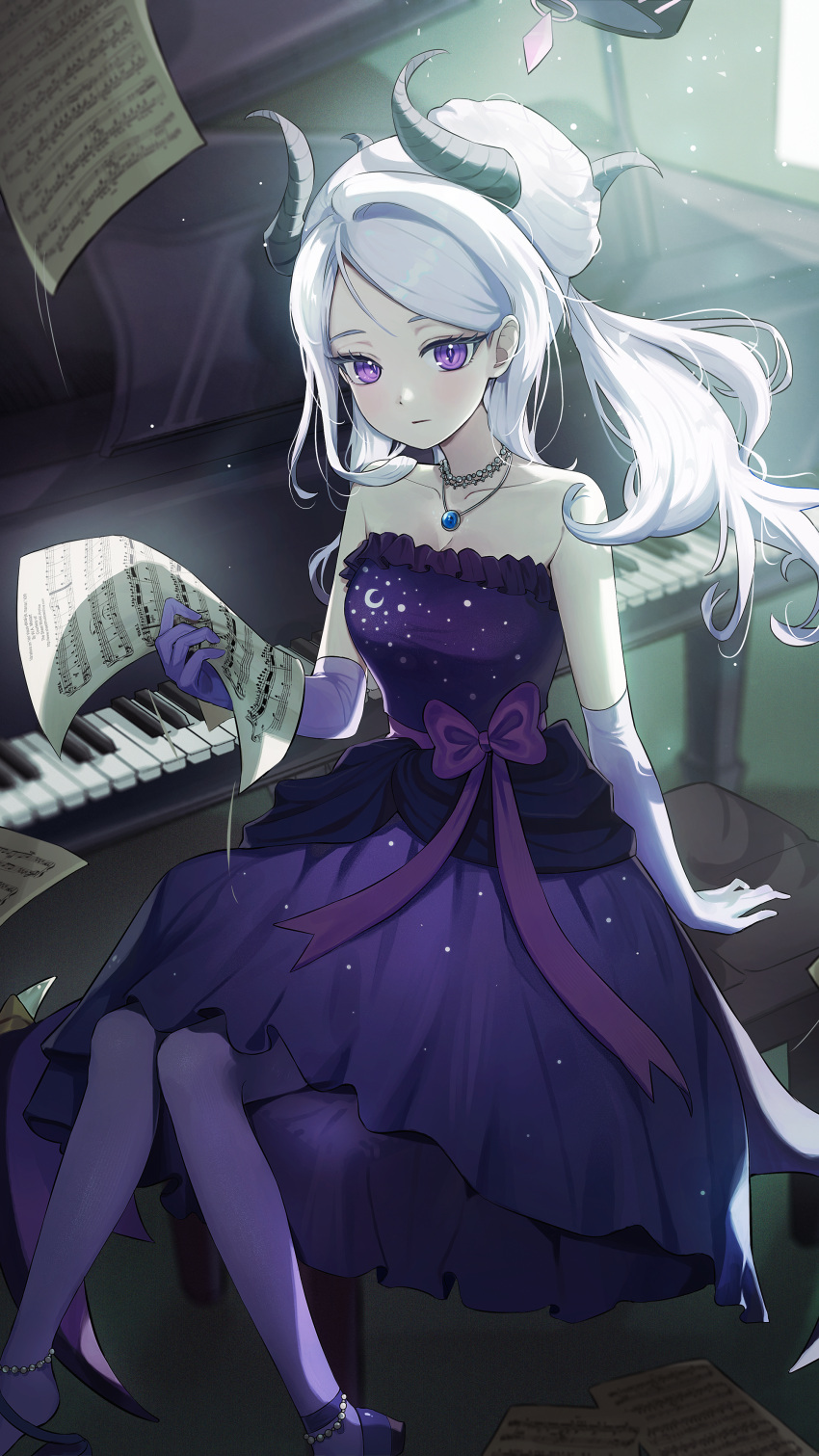 Safebooru - 1girl absurdres alternate costume alternate hairstyle black ...