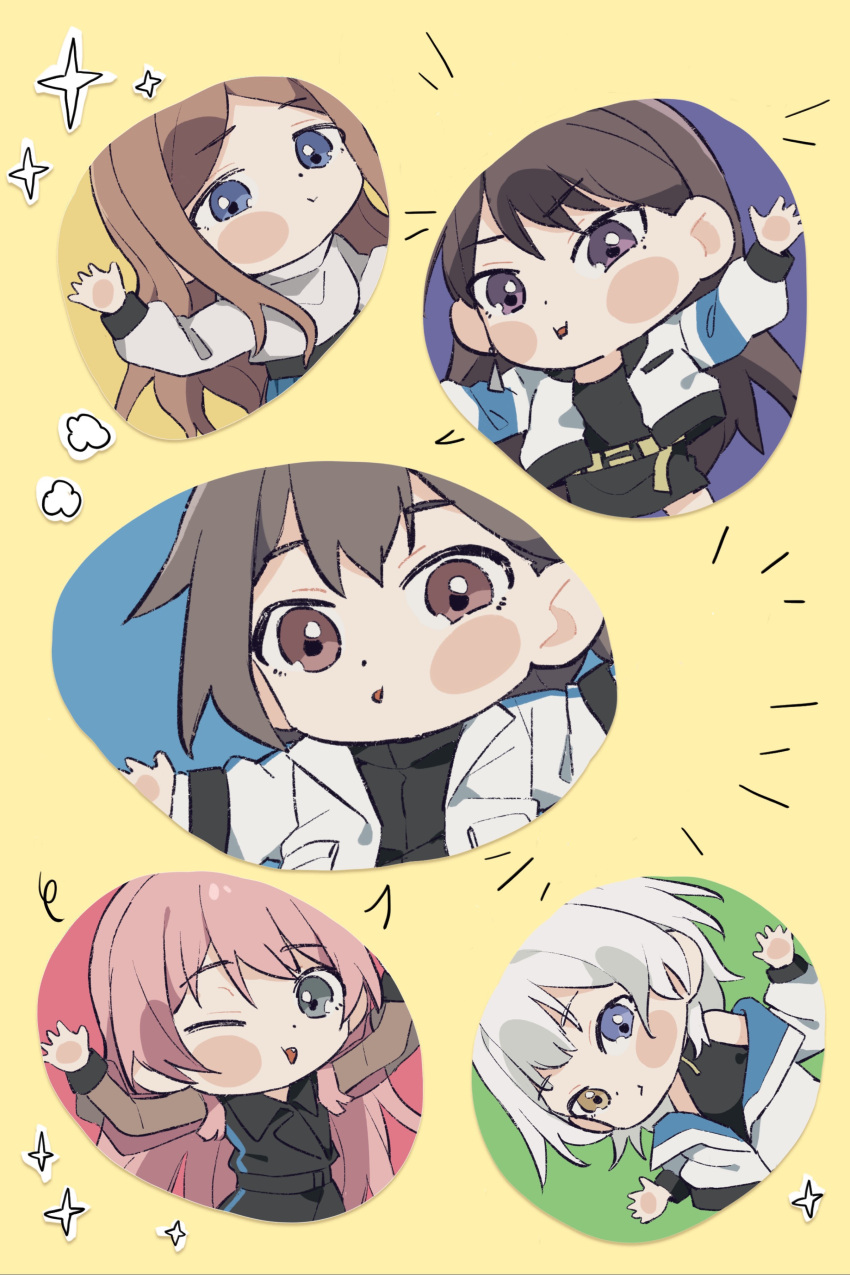 Safebooru - 5girls absurdres against glass artist request bang dream! bang dream! it's mygo ...