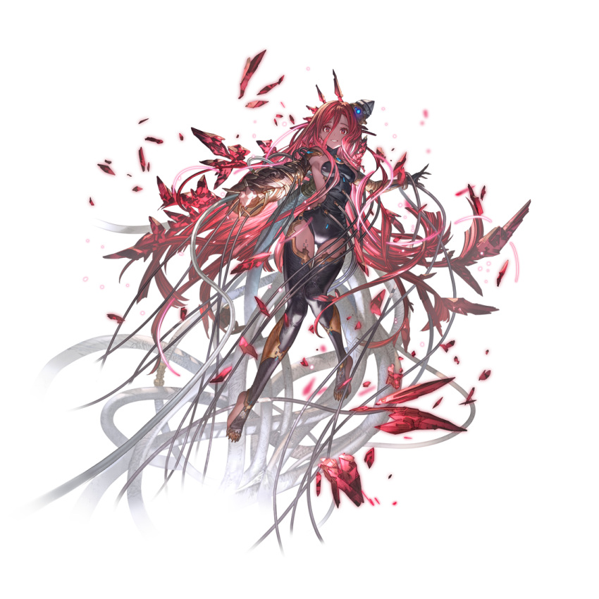 Safebooru - 1girl bare shoulders dark skin foreshortening gauntlets ...