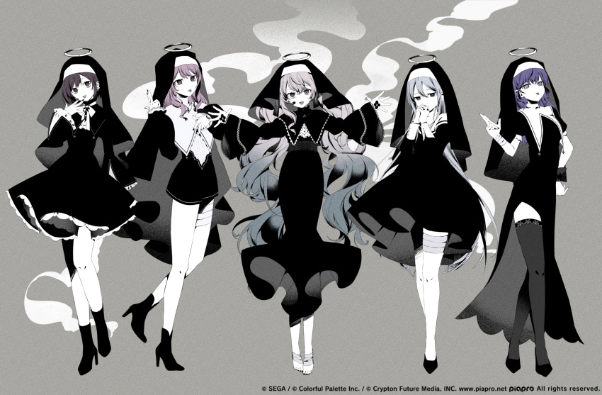 Safebooru - 1other 25-ji miku 25-ji nightcord de. (project sekai) 4girls akiyama mizuki asahina ...