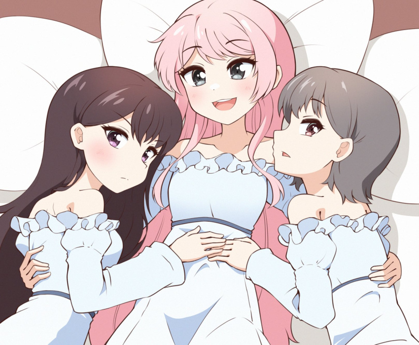 Safebooru - 3girls bang dream! bang dream! it's mygo!!!!! bare shoulders brown hair chihaya anon ...