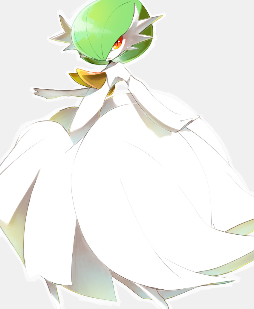 Safebooru - bob cut colored skin dress elbow gloves gardevoir gloves ...