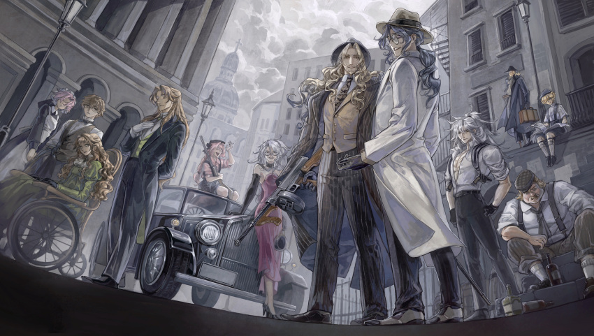 Safebooru - 3girls 6+boys absurdres architecture astolfo (fate ...