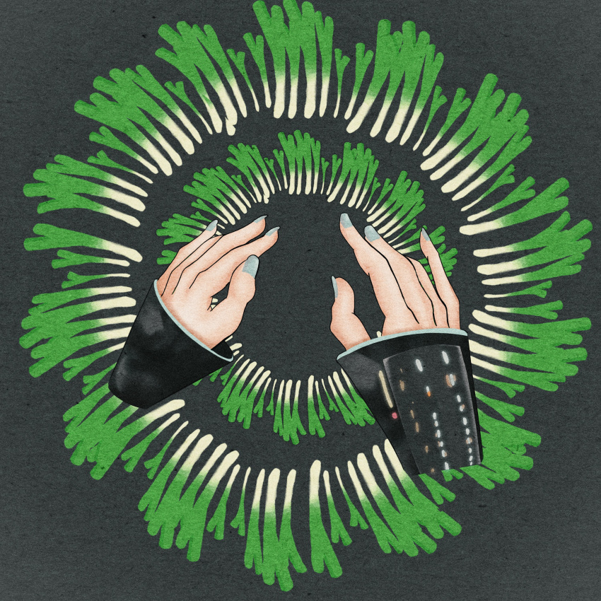 Safebooru - 1girl absurdres album cover redraw aqua nails derivative ...