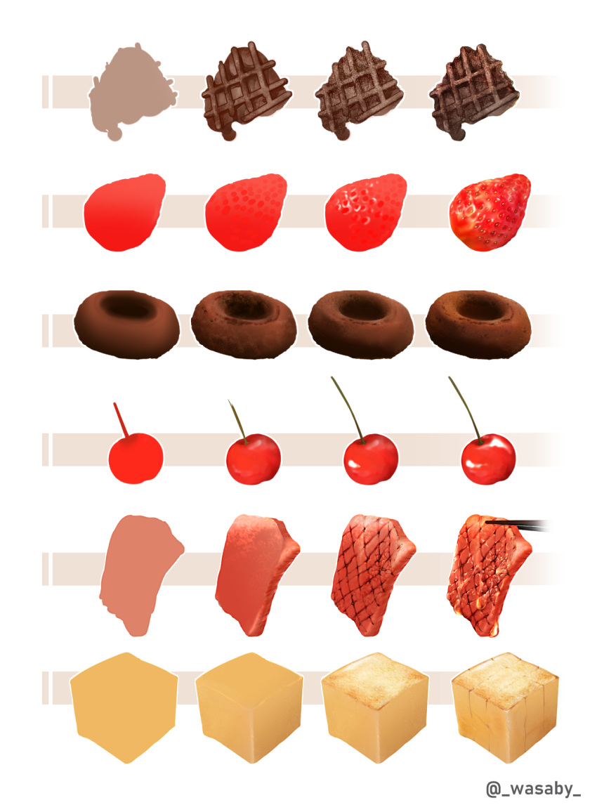Safebooru - cake cherry commentary request doughnut food food focus ...