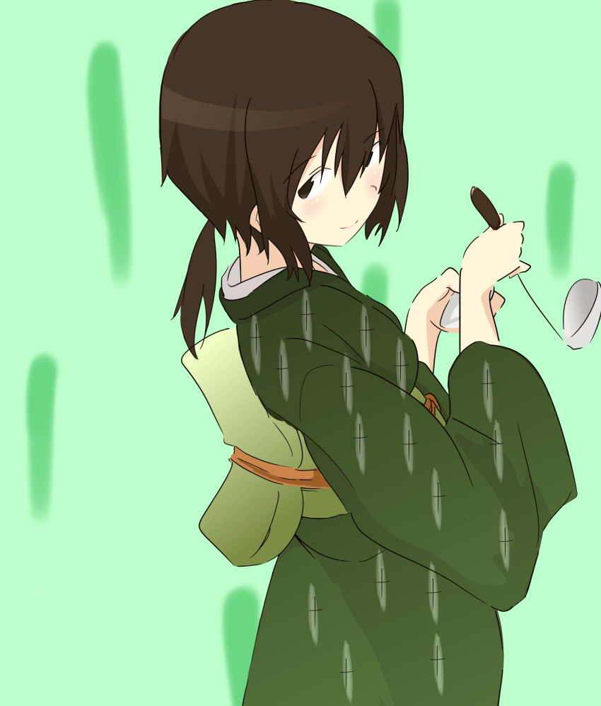 Safebooru - 1girl absurdres brown hair girls und panzer green ...