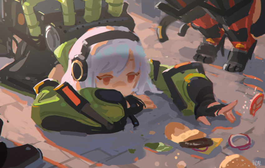 Safebooru - 2girls absurdres anby demara apu spills his tendies (meme ...