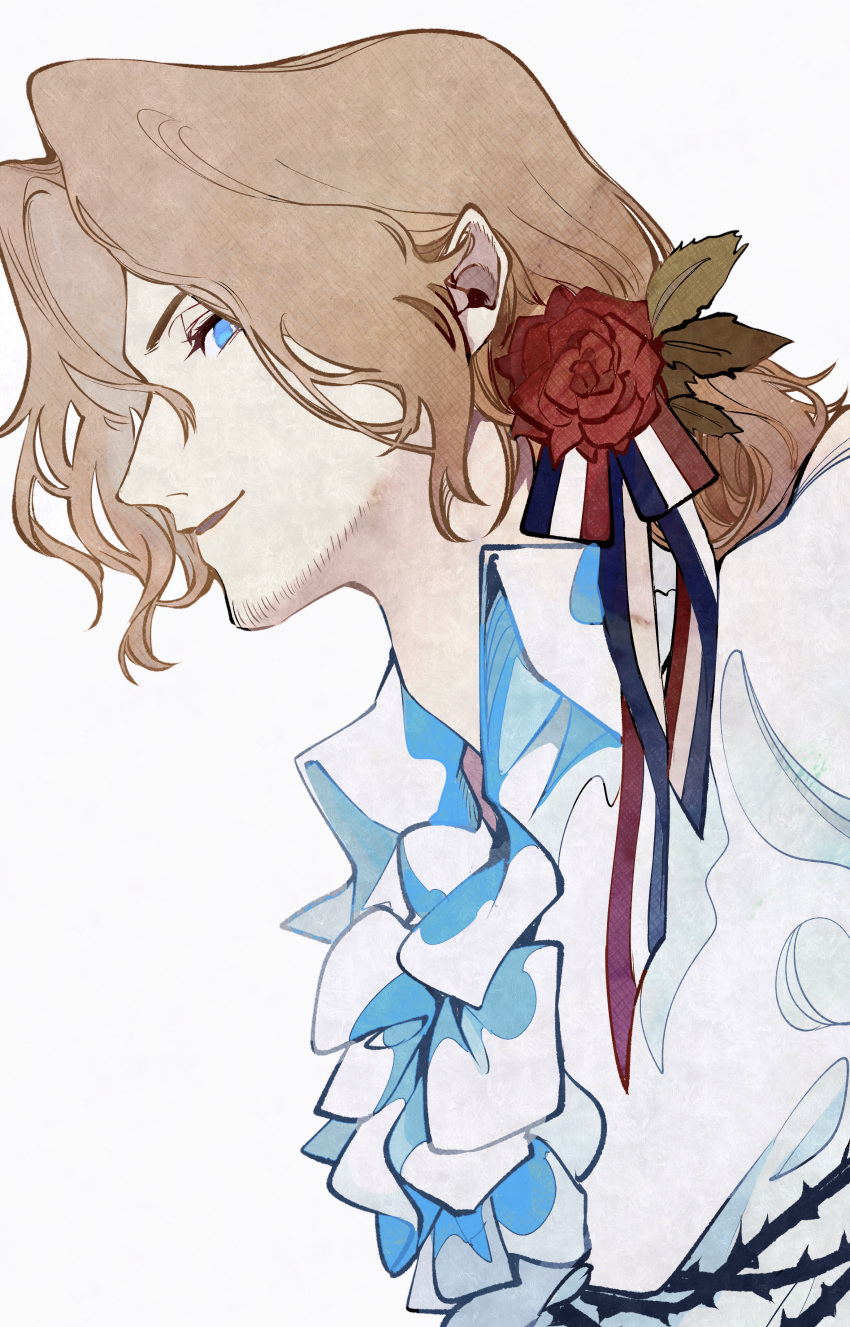 Safebooru - 1boy absurdres ascot axis powers hetalia blonde hair blue eyes collared shirt facial ...