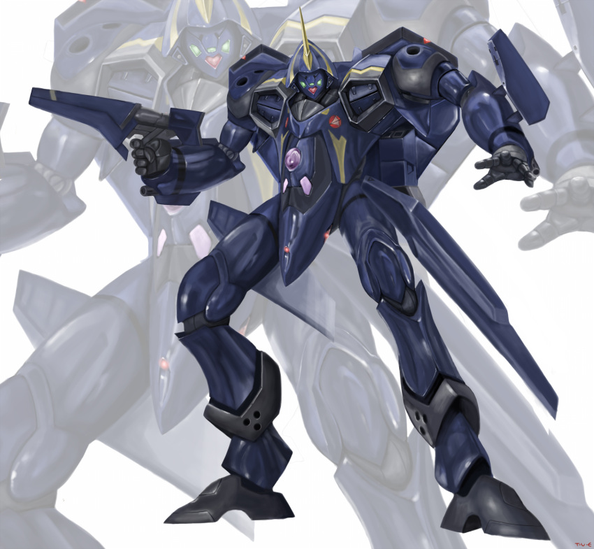 Safebooru - gun gunpod highres macross macross plus mecha rifle shield ...
