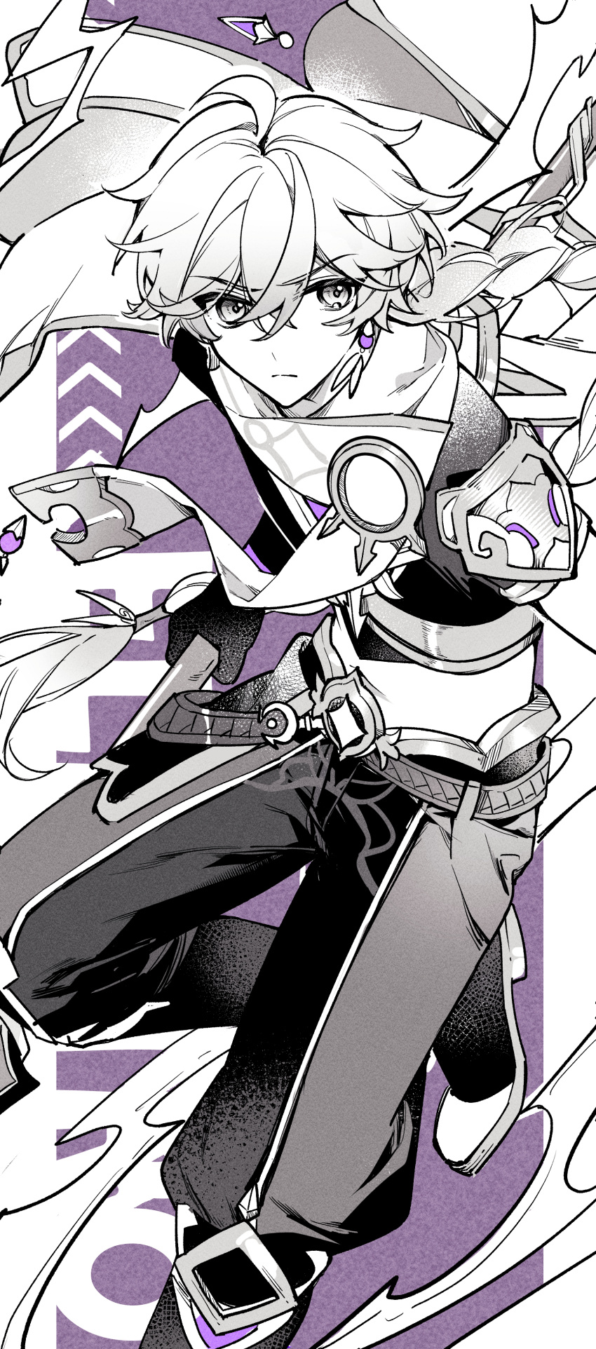 Safebooru - 1boy absurdres aether (genshin impact) ahoge arm armor ...