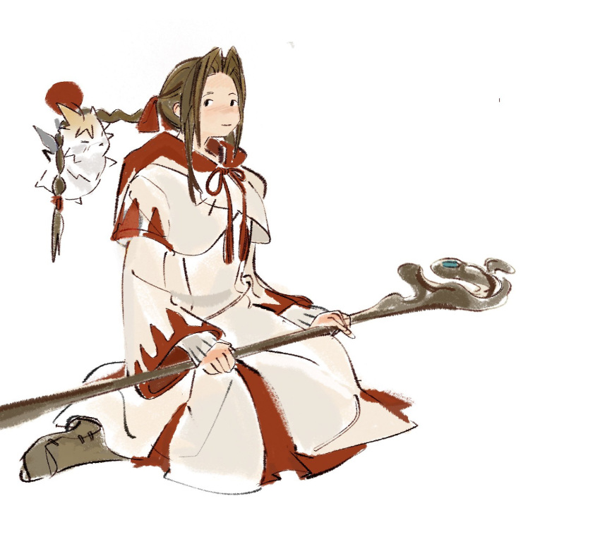 Safebooru - 1girl aerith gainsborough alternate costume animalization blonde hair blush boots ...