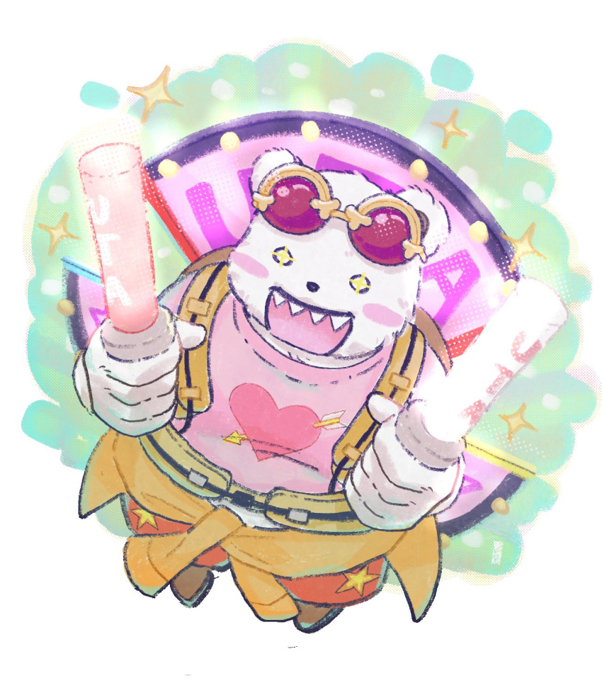 Safebooru - 1boy arrow through heart bear bear boy bepo black lips ...