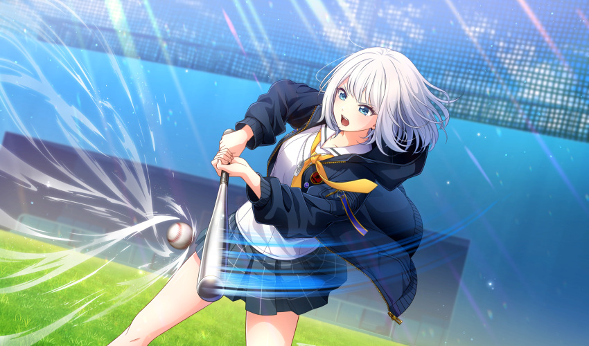 Safebooru - 1girl baseball baseball (object) baseball bat baseball ...