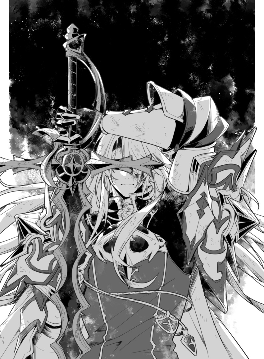 Safebooru - 1boy aglovale (granblue fantasy) armor covered eyes ...