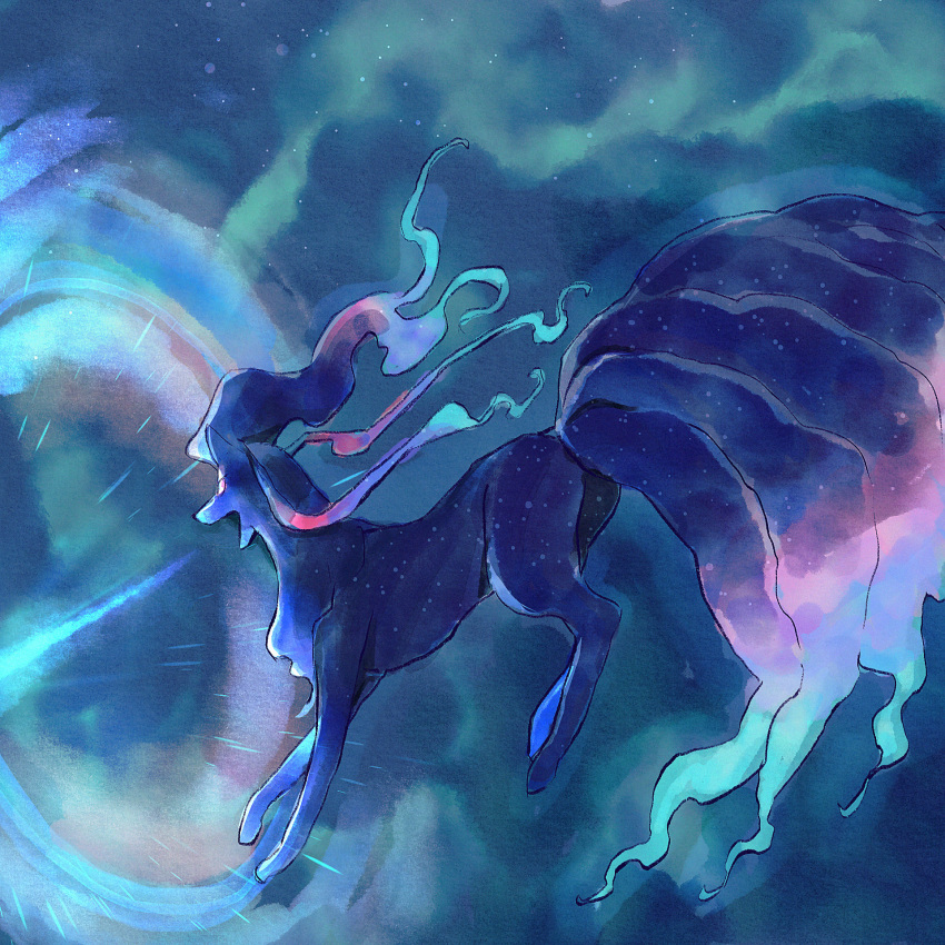 Safebooru - alolan ninetales alternate color animal focus commentary ...