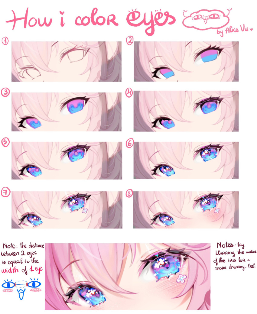 Safebooru - 1girl alice vu artist name blue eyes blush check copyright close-up commentary ...