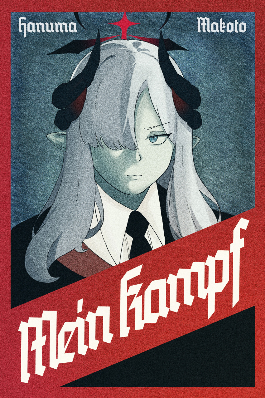 Safebooru - 1girl absurdres adolf hitler alternate costume black ...