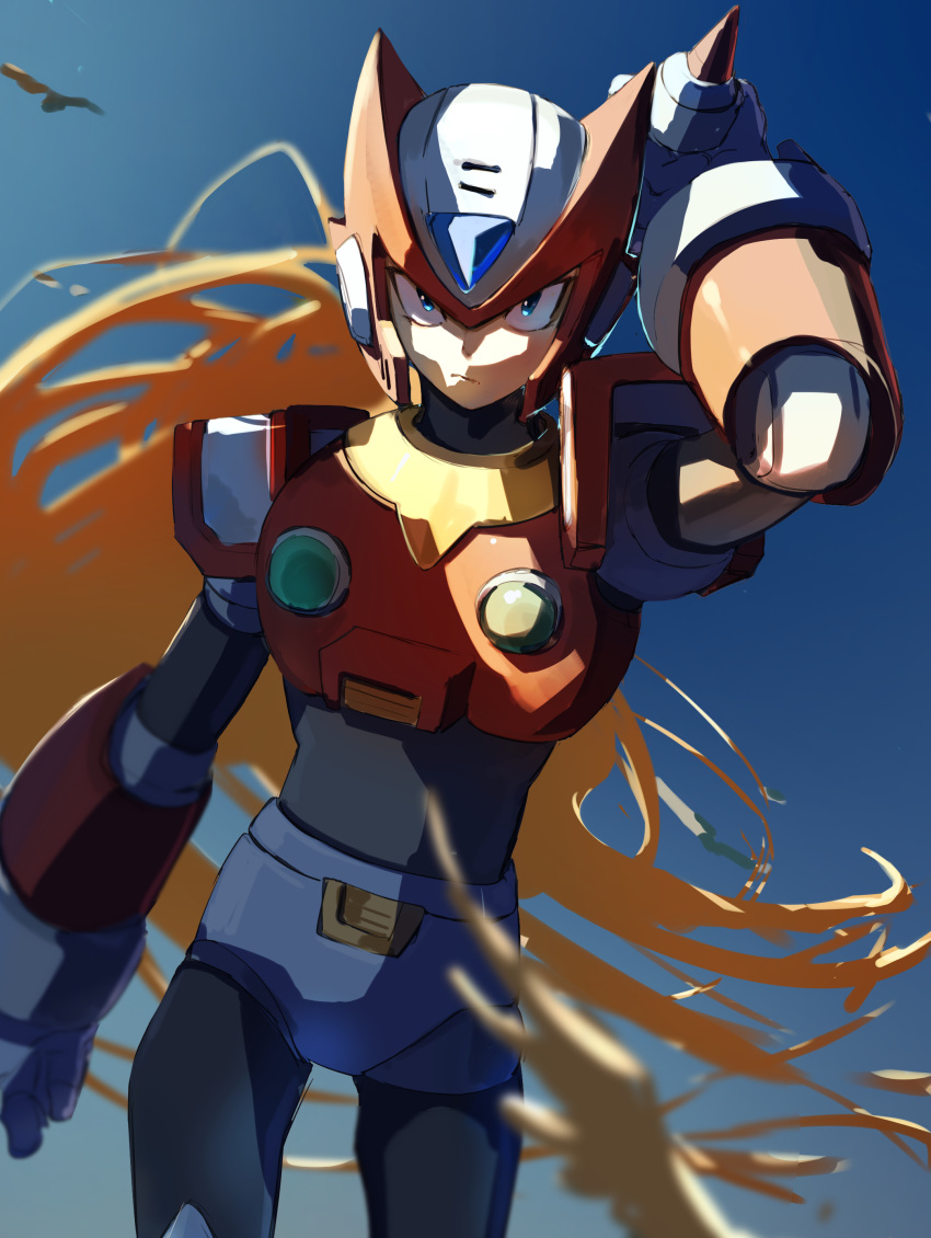 Safebooru - 1boy absurdres armor blonde hair blue eyes chest jewel ...