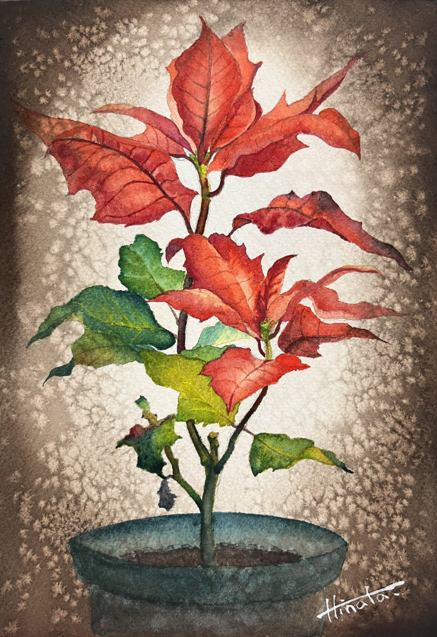 Safebooru - autumn leaves brown background flower highres hinata orcat ...